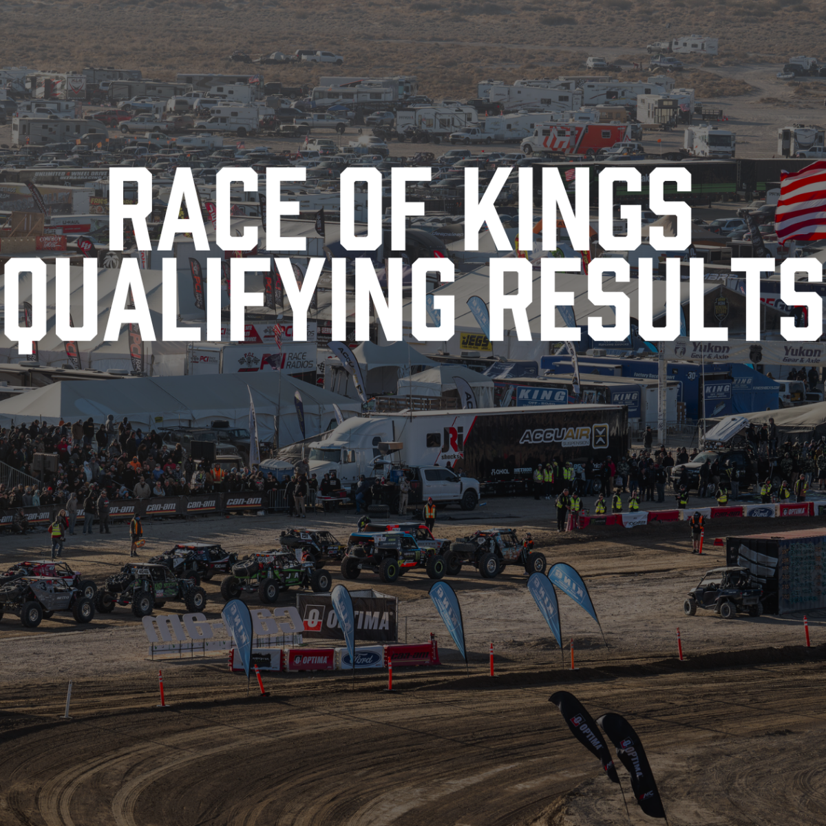 Qualifying Start Orders & Race Entries Now Available for Upcoming KOH ...